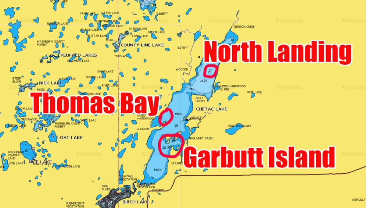 Fishing hot spots
